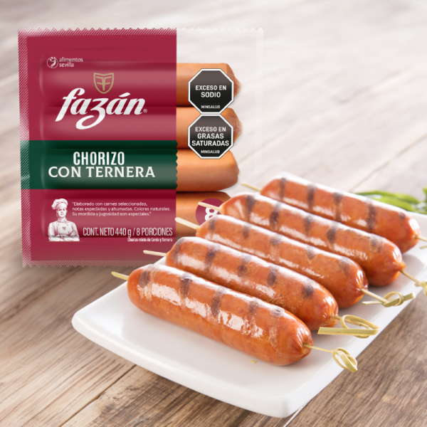 Chorizo con ternera | Carnes Frías Fazán